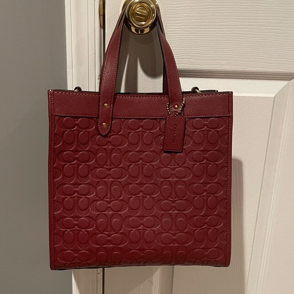 Coach | Bags | Coach Leather Signature Field Tote | Poshmark